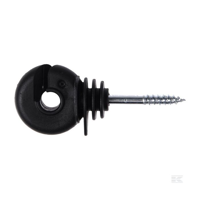 100 x Ring Insulator Black