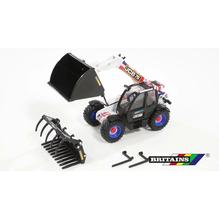 Britains Union Jack JCB Loadall - Limited Edition Model 43317