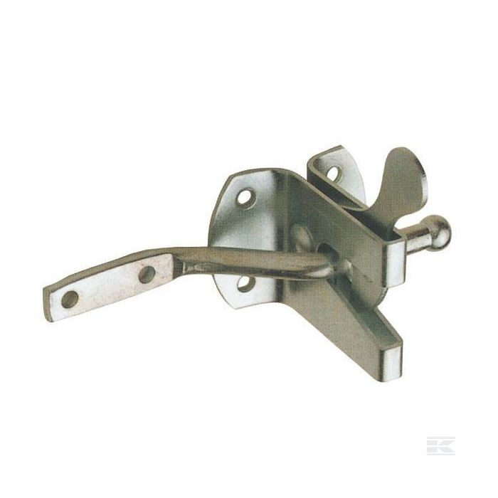 Self locking gate latch