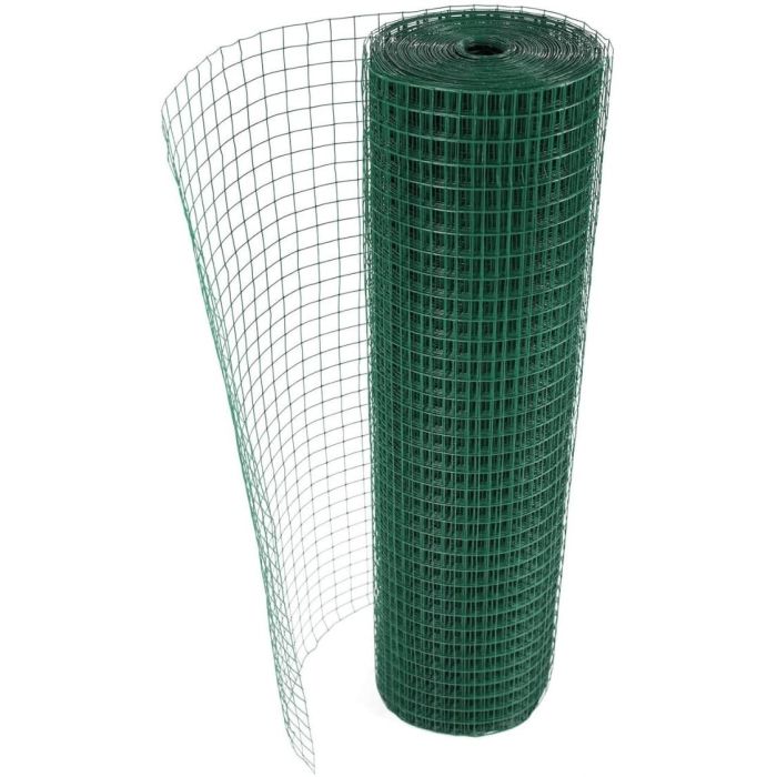 Green PVC Welded Mesh, 25mm x 25mm mesh, x 1.2m mesh, welded mesh, pvc ...